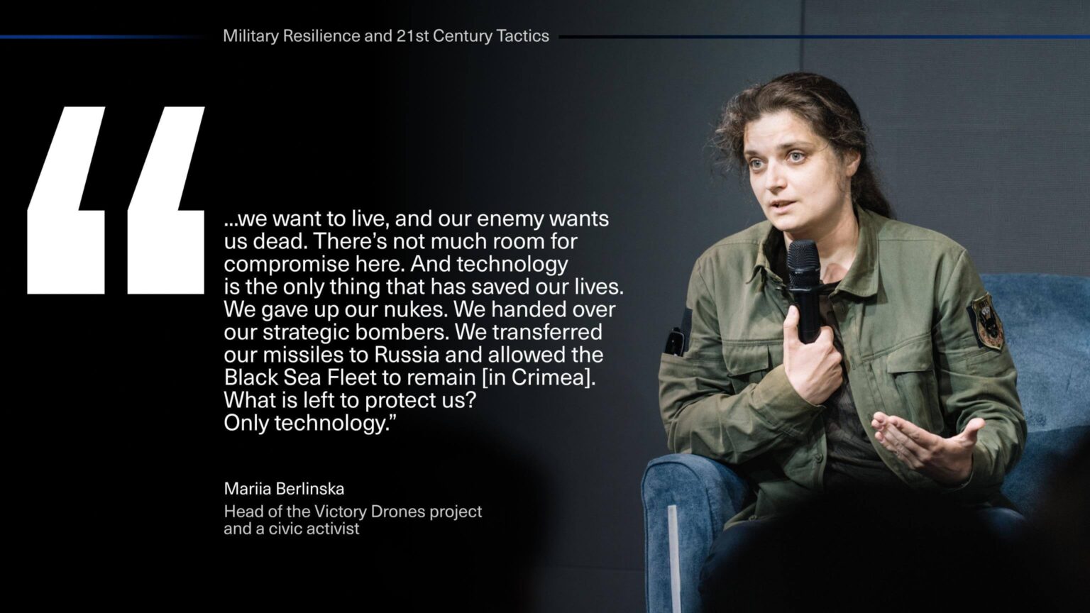 Mariia Berlinska: Technological Militarization Is Ukraine’s Chance for ...